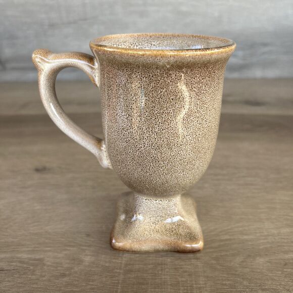 Bombay | Dining | Bombay Company Pedestal Brown Glazed Latte Coffee ...